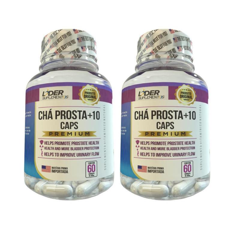 Prosta +10 Caps - 60 Cápsulas 500Mg - Kit Com 2 Potes - Lider Vendas ...