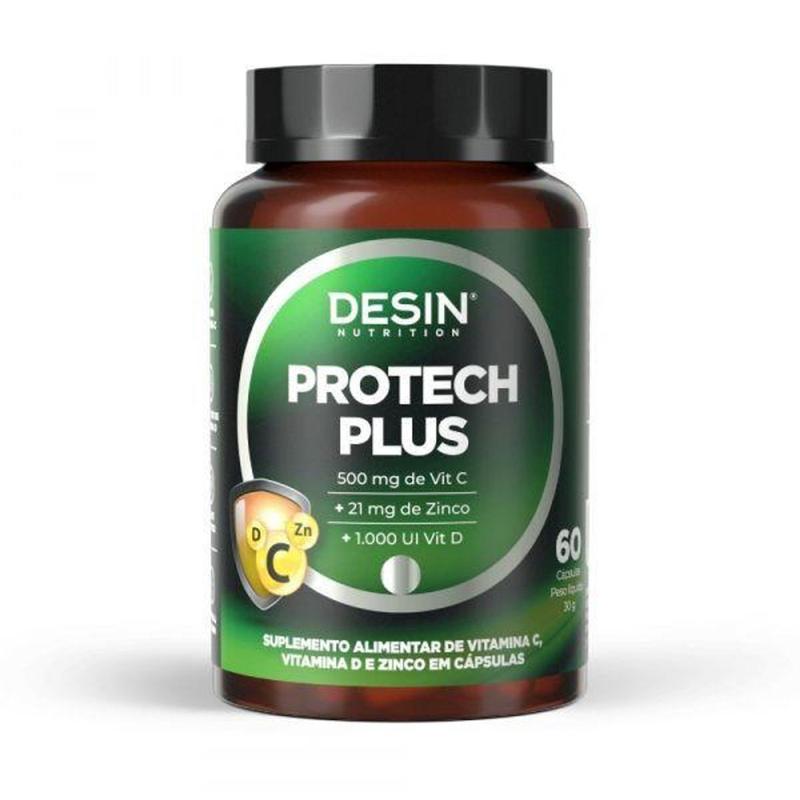 Protech Plus Vitamina C, D e Zinco - Desin - Vitaminas A-Z - Magazine Luiza