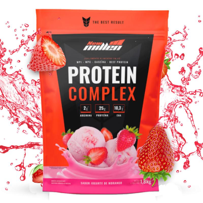 Protein Complex 1,8kg - New Millen - Whey Blend - Magazine Luiza