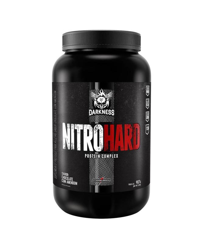 PROTEIN COMPLEX NITRO HARD DARKNESS INTEGRAL MÉDICA CHOC C/ AMENDOIM ...
