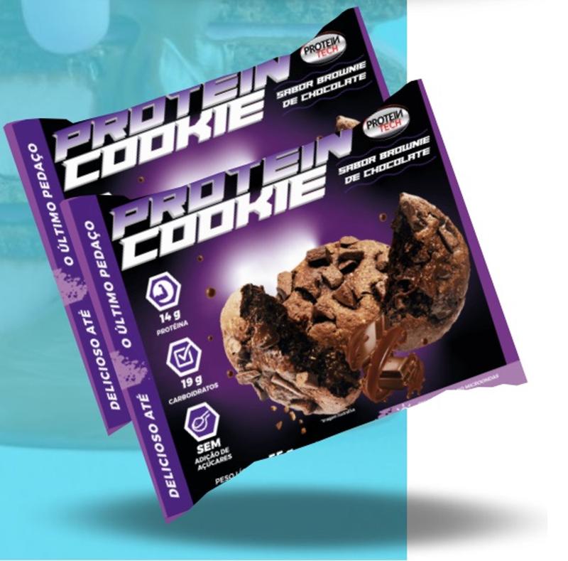 Protein Cookie (cookies protéicos - com whey protein) - Protein Tech ...