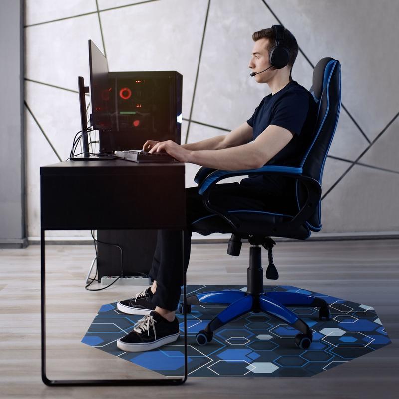 Protepiso Gamer Hexagono da Casa 120cmx120cm Kapazi. - Tapete para ...