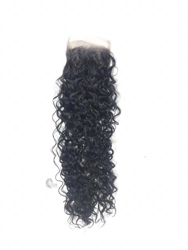 Prótese Capilar De Cabelo Orgânico Human Hair 10x10 Cacheada-Closure ...