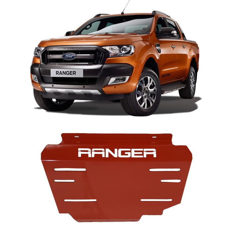 Protetor Carter Ford Ranger 2013 a 2021 CD C&K Vermelho - Protetor de ...