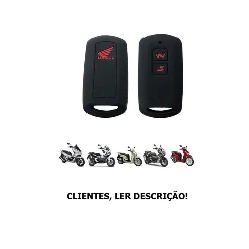 Protetor chave smart key pcx xadv adv sh 150 sh 300 silicone preto ...