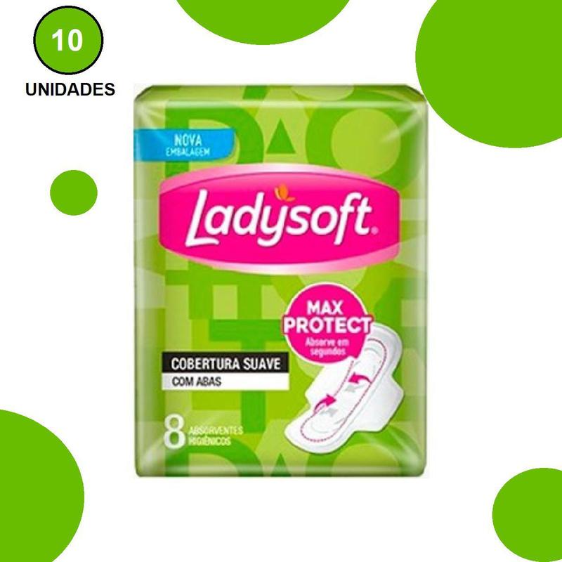 Protetor Diário Absorvente Ladysoft Kit 10 - Absorvente - Magazine Luiza