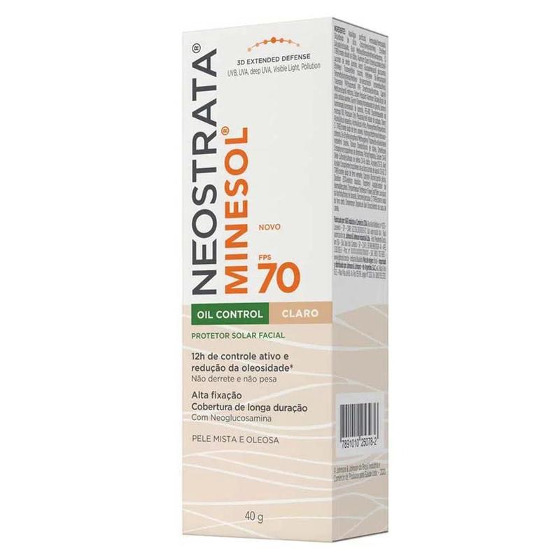 Protetor Facial Neostrata Minesol FPS 70 (Claro) - Protetor Solar ...