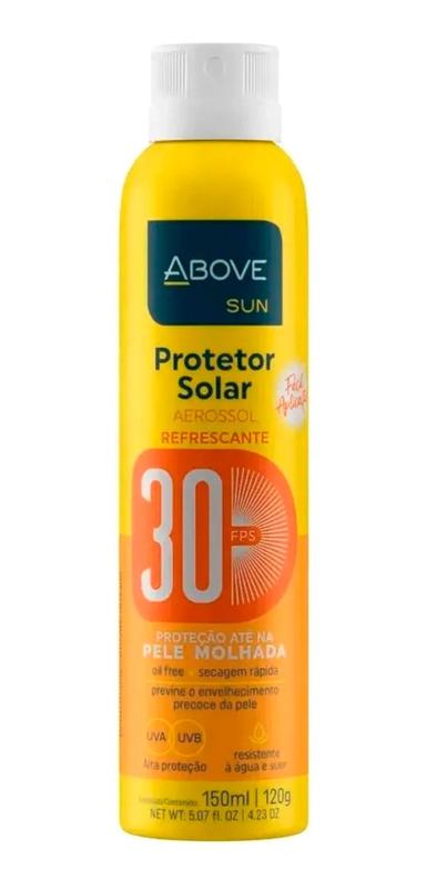 Protetor Filtro Solar Above Aerosol Fator 30 Fps Oil Free 150 Ml ...