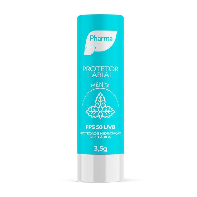 Protetor Labial Fps 50 Uvb Sabor Menta - Pharmatura - Protetor Labial ...