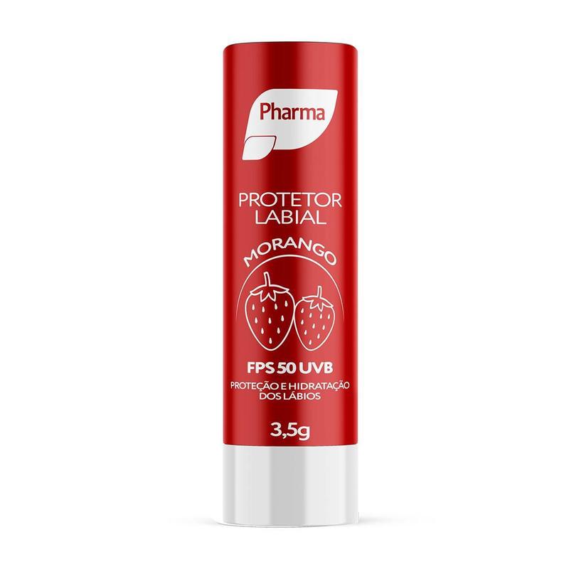 Protetor Labial Fps 50 Uvb Sabor Morango - Pharmatura - Protetor Labial ...