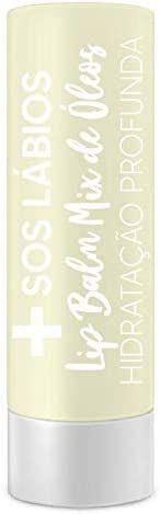 Protetor Labial Top Beauty SOS Lábios Lip Balm Mix de Óleos 3,5g ...
