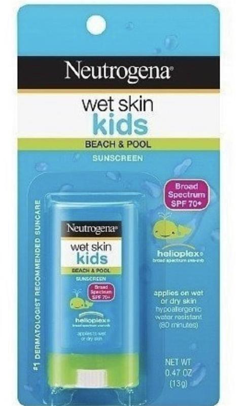 Protetor solar bastão neutropenia Wet skin kids 70+ - Neutrogena ...