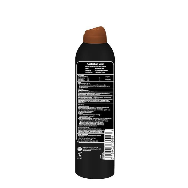 Protetor Solar Bronzer Instantâneo Spray Jato Contínuo Fps - Australian ...