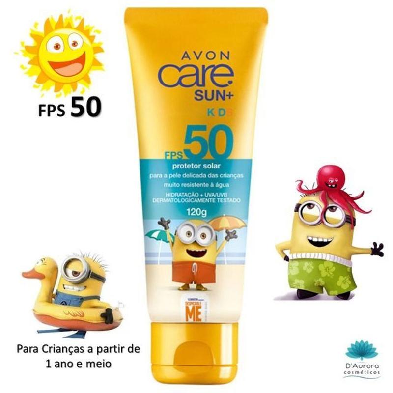 Protetor Solar com Cor Sun+ Kids FPS 50 - 120g - Avon - Avon Care ...
