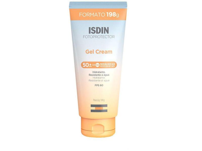 Protetor Solar Corporal ISDIN Gel Cream - Fotoprotector FPS 50+ 198g ...