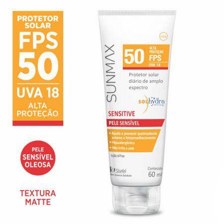 Protetor Solar Corporal Sunmax Sensitive Fps 50 Com 60Ml - Protetor ...