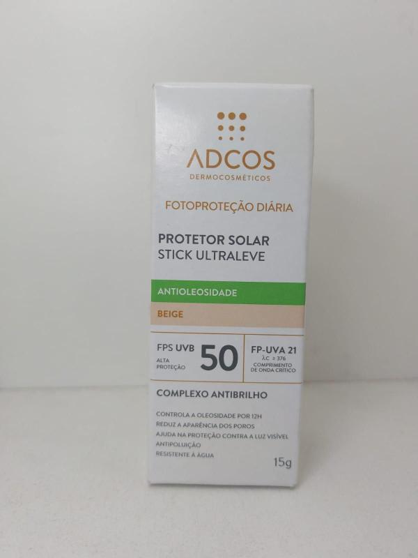 Protetor Solar Facial Adcos FPS50 Beige - Protetor Solar - Magazine Luiza