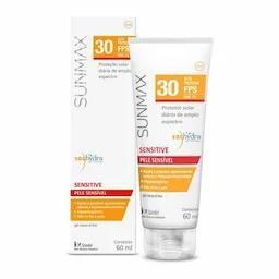 Protetor Solar Facial e Corporal Sunmax Sensitive FPS 30 60ml ...