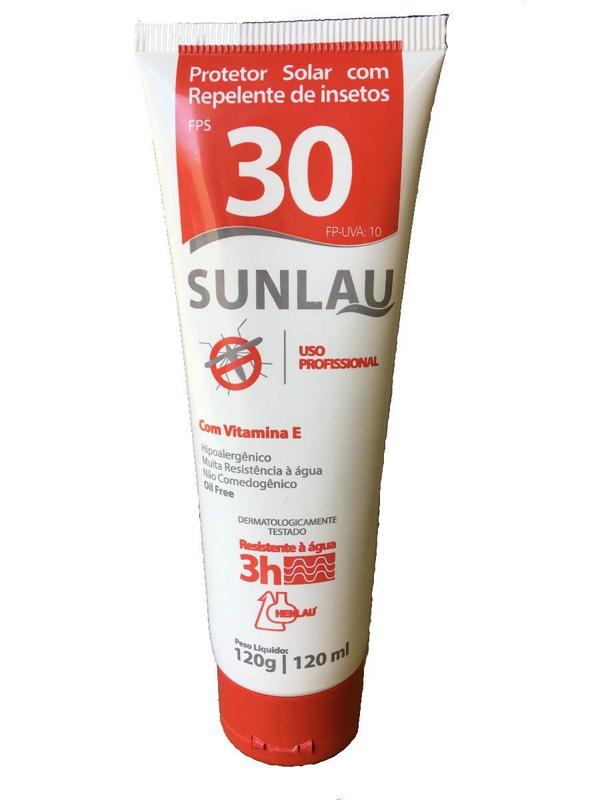Protetor Solar FPS 30 C/Repelente 120g - Henlau - Protetor Solar ...
