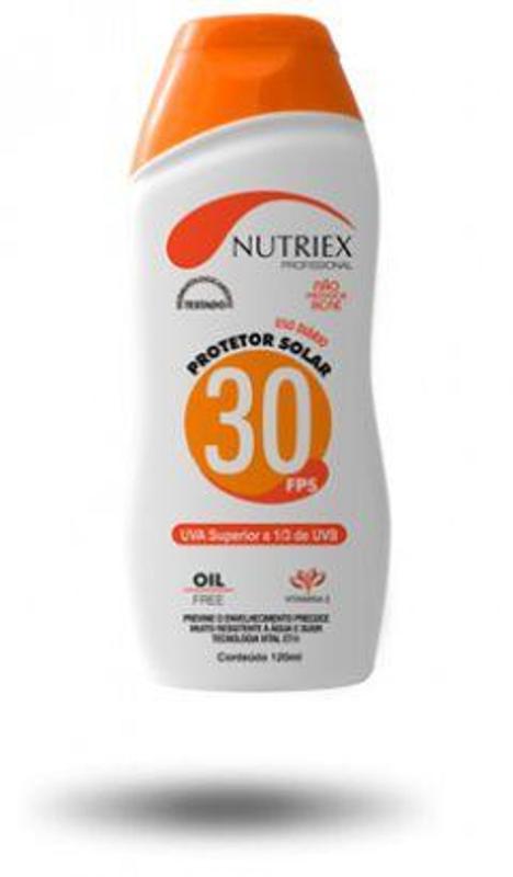 Protetor Solar FPS 30 Nutriex 120ML - Protetor Solar - Magazine Luiza