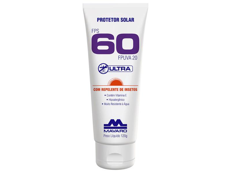 Protetor Solar Fps60 120g - Mavaro - Protetor Solar - Magazine Luiza