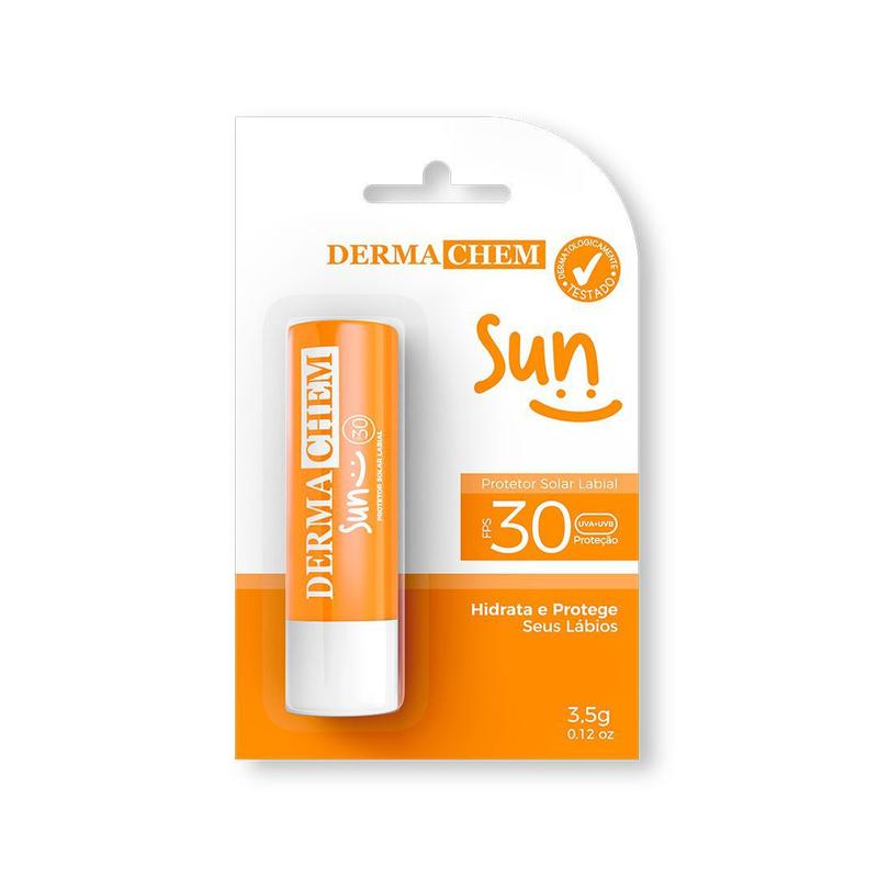 Protetor Solar Labial Fps 30 Sun Dermachem Lábios Macios - Protetor ...