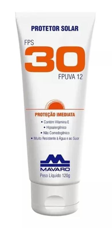 Protetor solar mavaro fps-30 120gr - Protetor Solar - Magazine Luiza