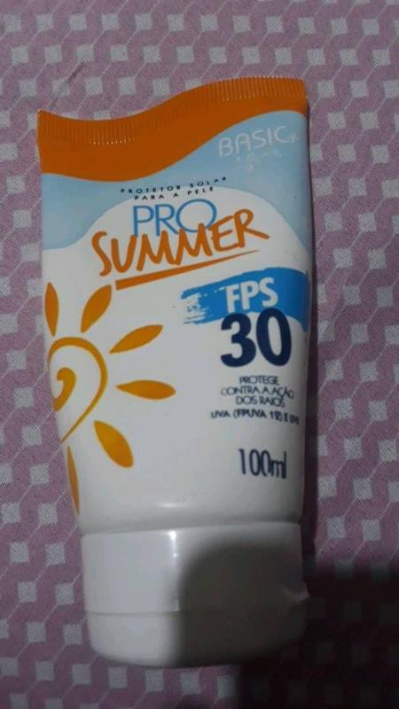 Protetor Solar Pro Summer FPS 30 Basic Care - 100ml - Protetor Solar ...