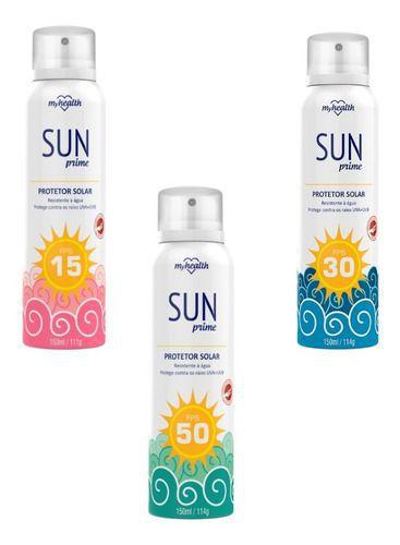 Protetor Solar Sun Prime Fator Spray Aerossol - MY PLACE - Protetor ...