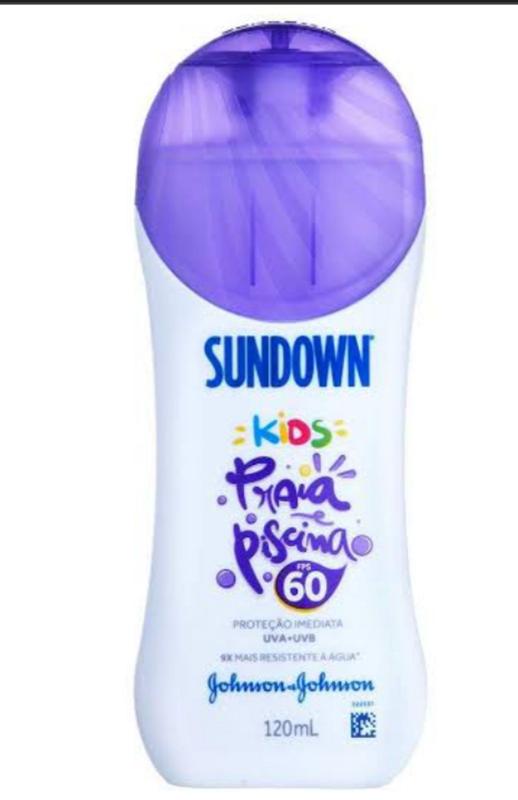 Protetor Solar Sundown Kids Praia e Piscina ft60 - Protetor Solar ...