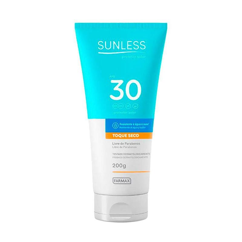 Protetor Solar Sunless Fps30 Toque Seco Sem Parabenos 200g - Protetor ...