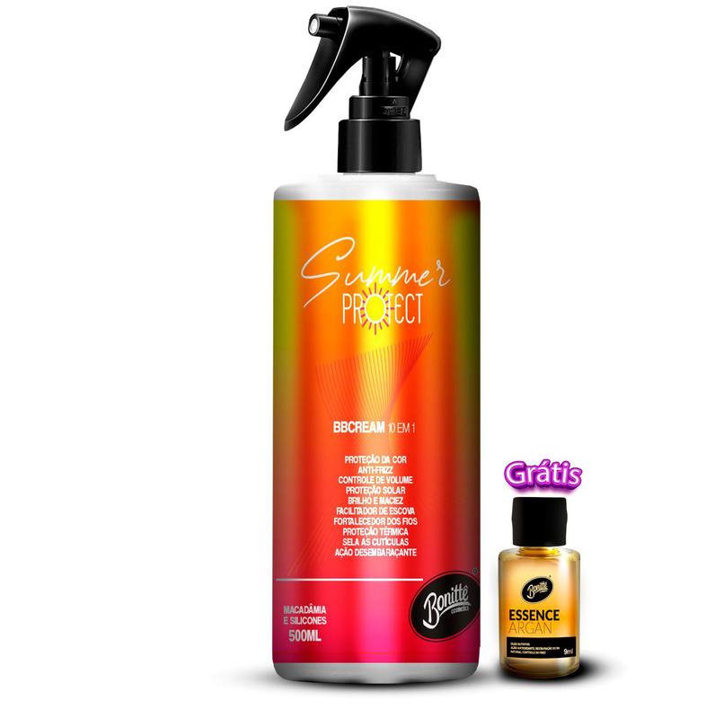 Protetor térmico spray 500ml bonittê + óleo de argan 9ml - Bonittê ...