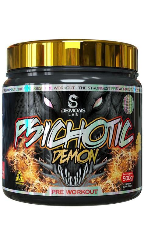 Psichotic Demon Gold (500g) - Demons Lab - Pré Treino - Magazine Luiza