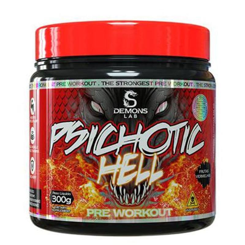 Psichotic Hell 300g Pré treino - Demons Lab - Demons Labs - Demons Labz ...