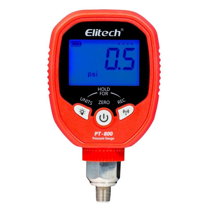 Pt-800 indicador de pressão digital 0-800 psi 87 gases com sensor de ...