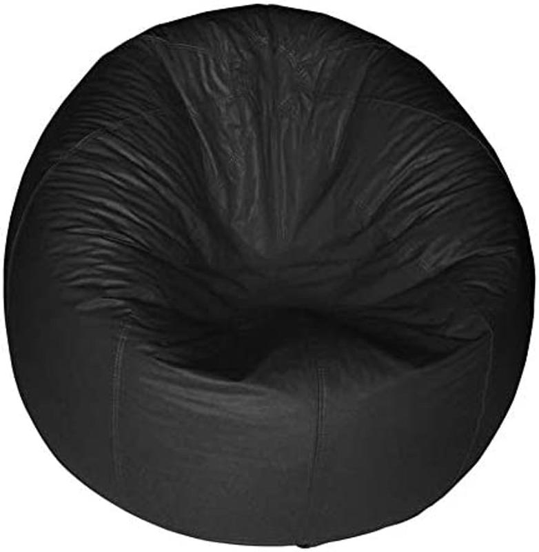 Pufe de Couro Almofadao Nuvem Redondo 120x50 Puff C Enchimento ...