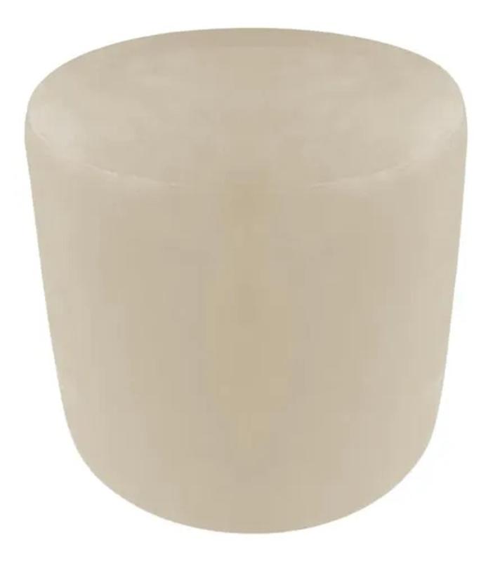 Pufe de Couro Redondo 40x20 Puff C Enchimento - REDESUL - Puffs ...