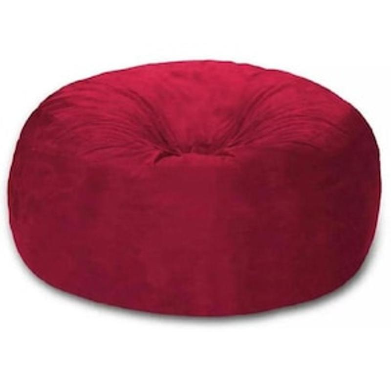 Pufe Suede Almofadao Nuvem Redondo 80x20 Puff C Enchimento - REDESUL ...