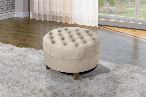 Puff Amsterdã Moderno Para Quarto ou Sala/Recepção - Lv Móveis - Puffs ...