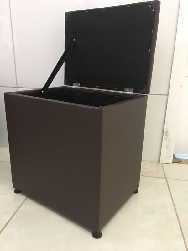 Puff bau organizador marrom - Puffs e puffs - Puff Baú - Magazine Luiza