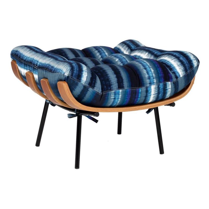 Puff Costela Tecido Tiê - Abra Casa - Puffs - Magazine Luiza