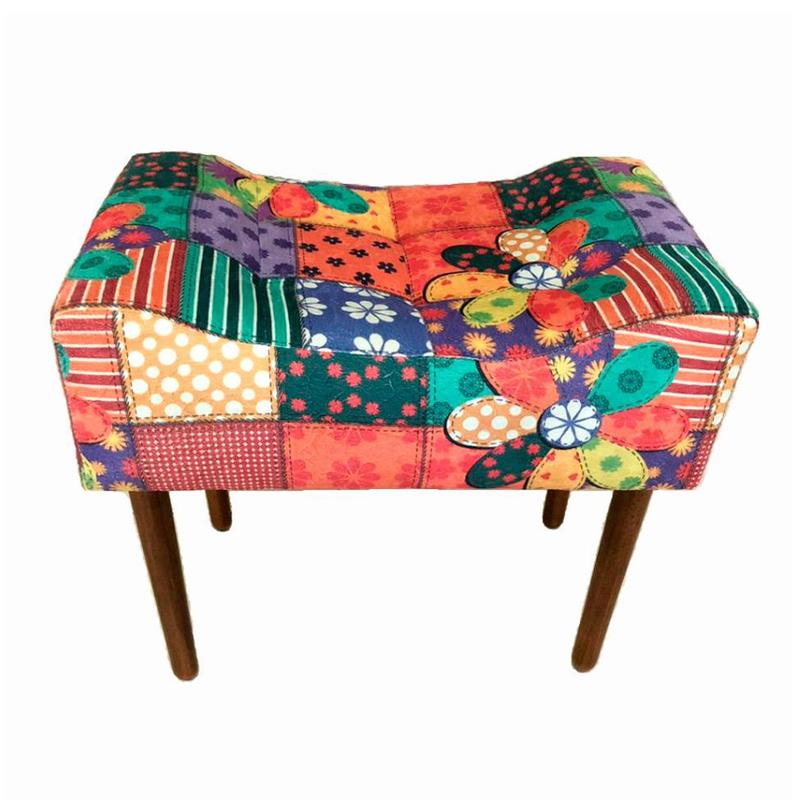 Puff La Belle Suede Colorido III - Decor - Puffs - Magazine Luiza