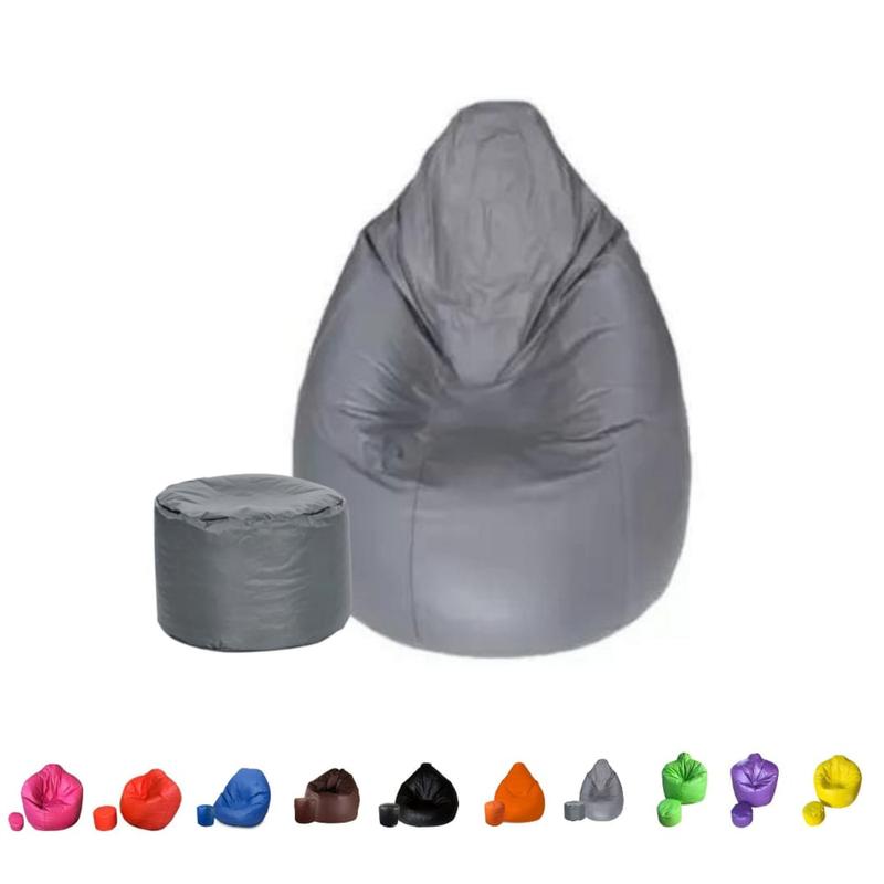 Puff Pera Gigante Cheio Redondo+ Apoio De Pés Grande - Mercadão dos ...