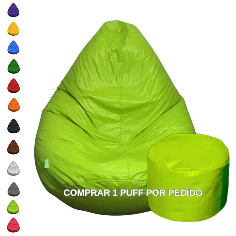 Puff Pera Gigante Cheio Redondo+ Apoio De Pés Grande - Mercadão dos ...