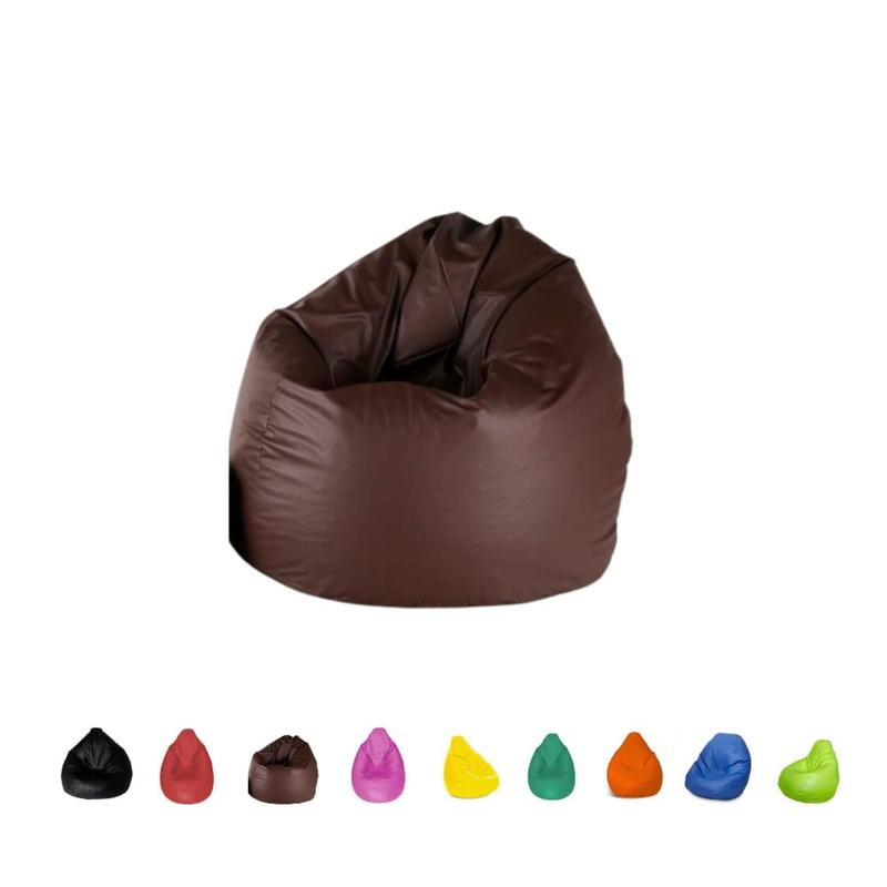 Puff Pêra Grande Material Sintetico Escritorio Sala Casa Cheio ...