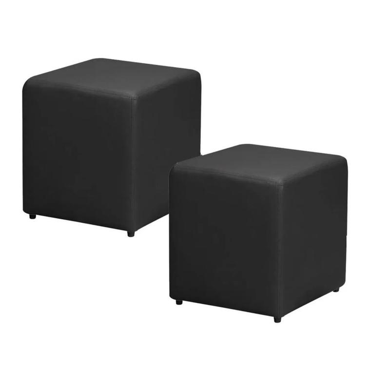Puff Puf Quadrado Barato - MN UTILIDADES - Puffs - Magazine Luiza