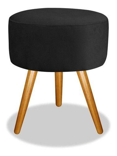 Puff Pufe Redondo Pés Palito - Elegance Estofados - Puffs - Magazine Luiza