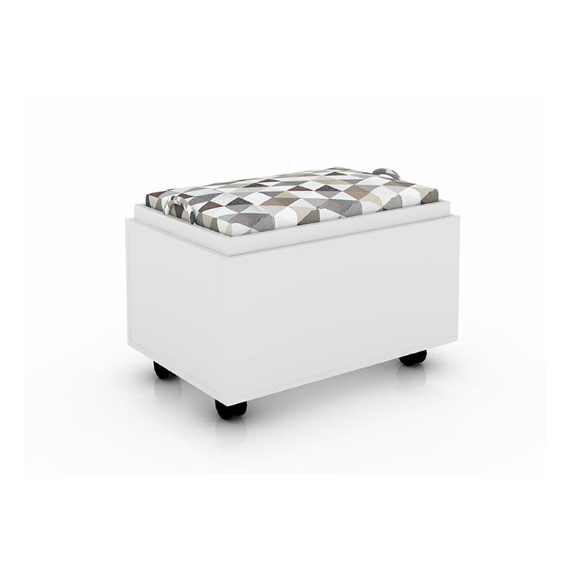 Puff Tecno Mobili PU2053 Branco - A Costa Rica - Puffs - Magazine Luiza