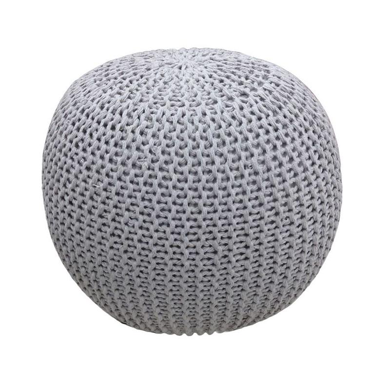 Puff trico 36x36x46cm - Niazitex - Puffs - Magazine Luiza