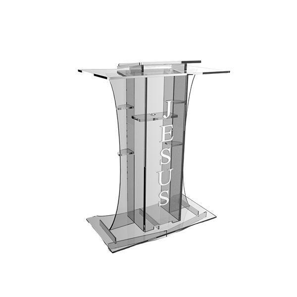 Púlpitos De Acrílico Modelo Davi - Acrilandia Acrílicos - Móveis para ...